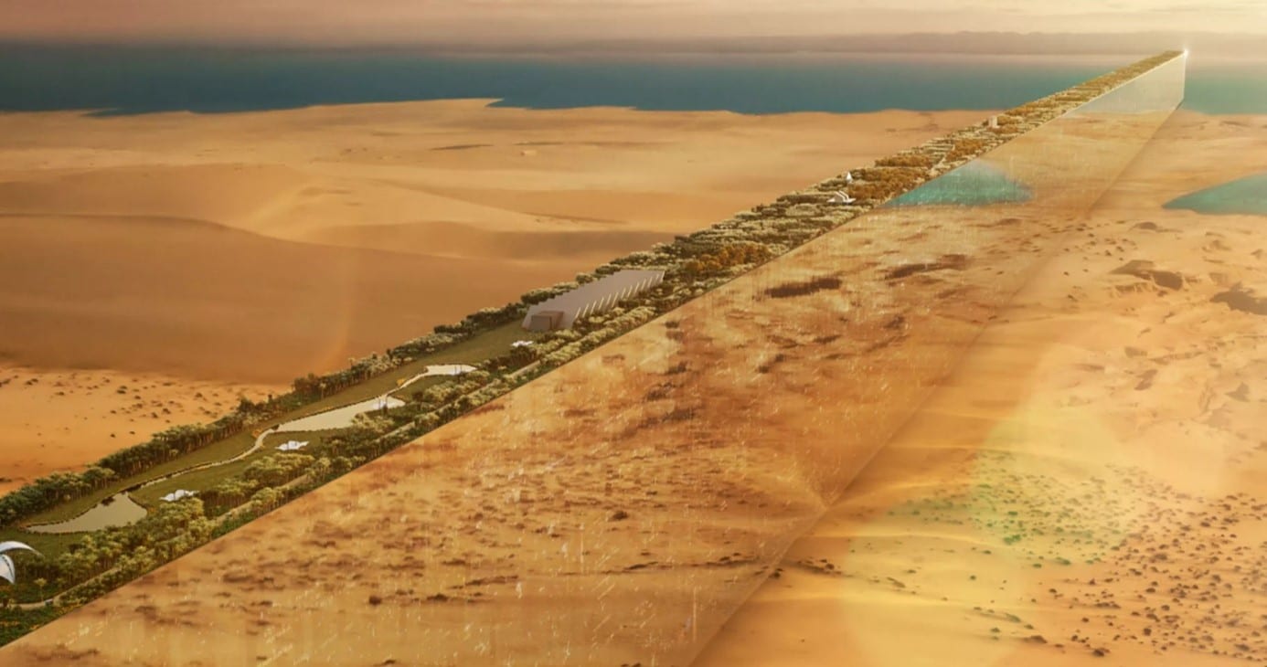 THE LINE : le projet fou d'une ville linéaire en plein désert - Oxiam